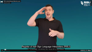 The Regulatory Centre for Irish Sign Language Interpreters